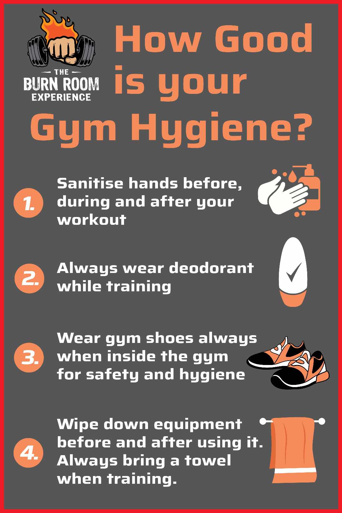 Gym Rules – Burn Room